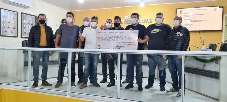 Câmara formaliza devolução de R$ 425 mil reais à Prefeitura de Antonio ...